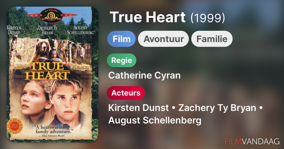 True Heart (film, 1997) - FilmVandaag.nl