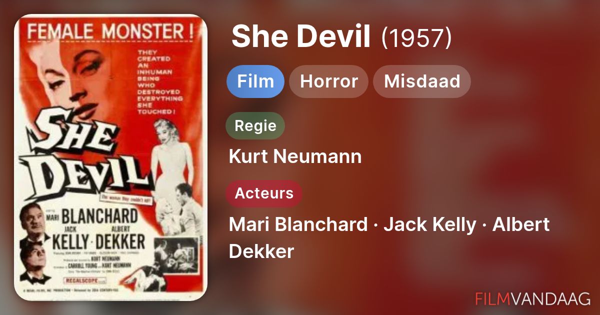 She Devil (film, 1957) - FilmVandaag.nl