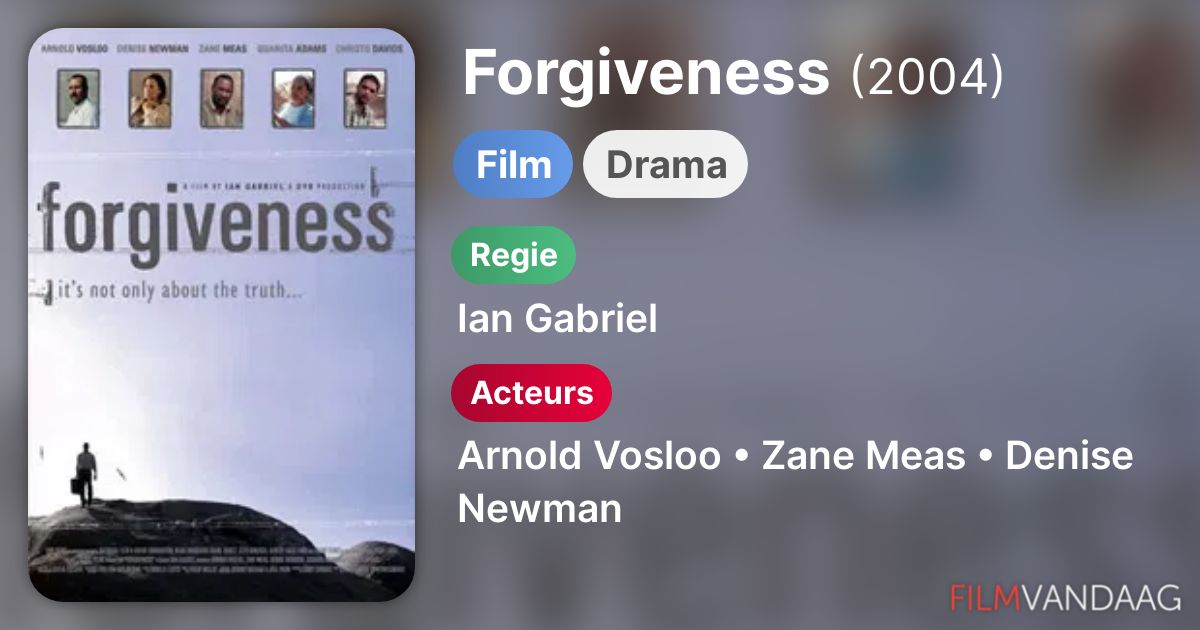 Forgiveness (film, 2004) - FilmVandaag.nl