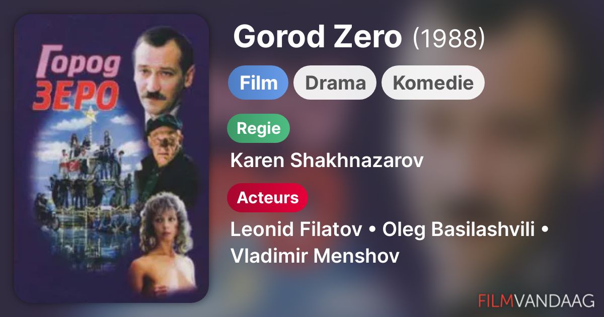 Gorod Zero (film, 1988) - FilmVandaag.nl