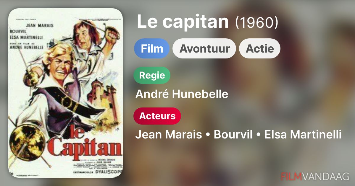 Le capitan (film, 1960) - FilmVandaag.nl