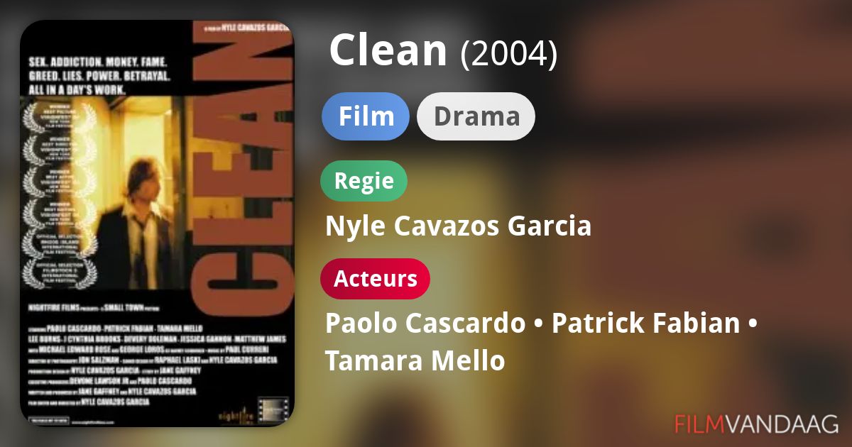 Clean (film, 2004) - FilmVandaag.nl