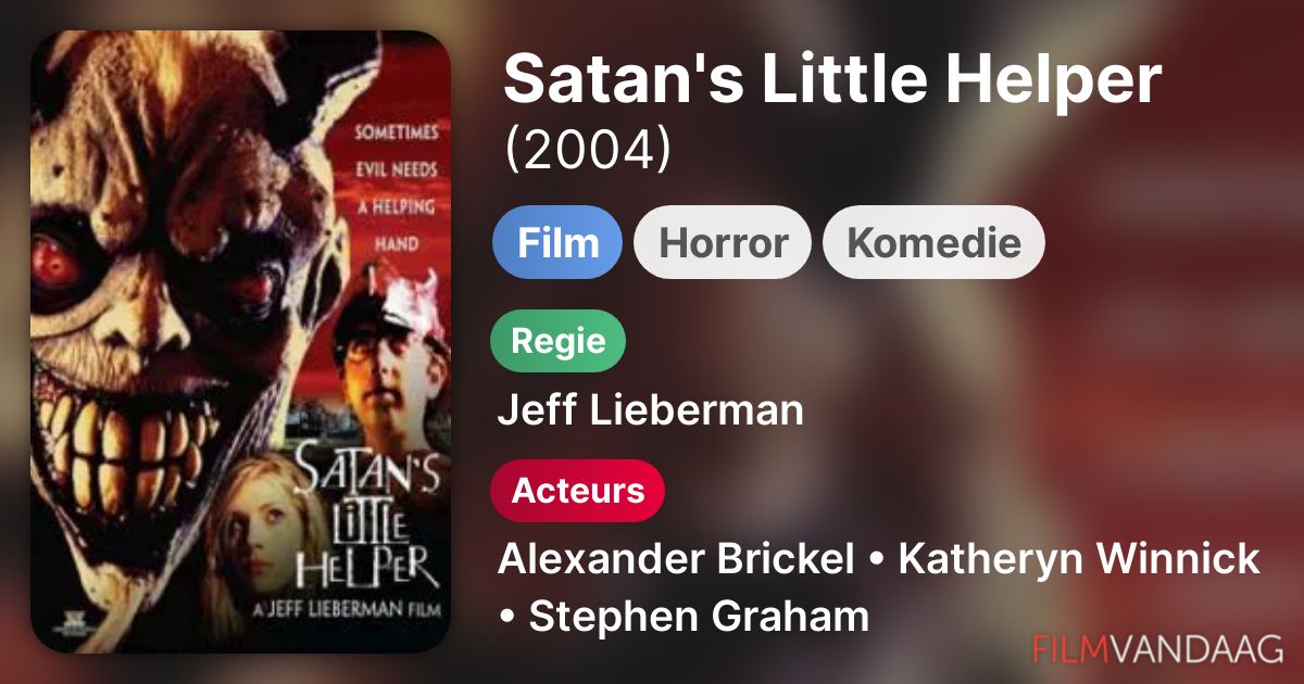 Satan's Little Helper (film, 2004) - FilmVandaag.nl