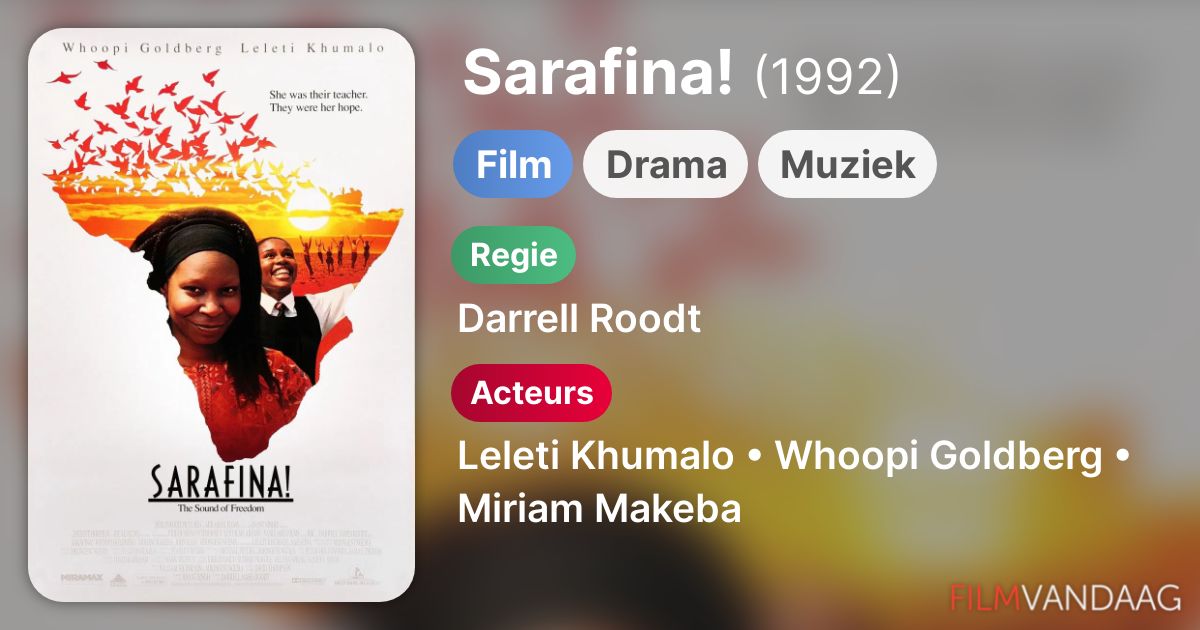 Sarafina! (film, 1992) - FilmVandaag.nl