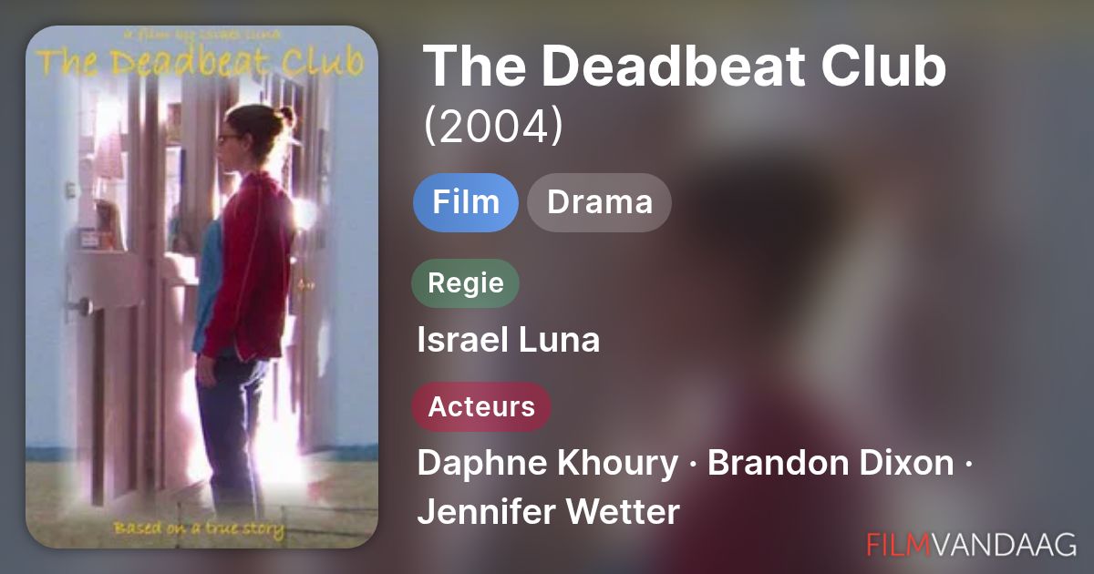 The Deadbeat Club (film, 2004) - FilmVandaag.nl