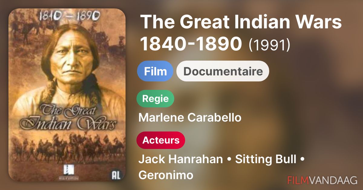 The Great Indian Wars 1840-1890 (film, 1991) - FilmVandaag.nl