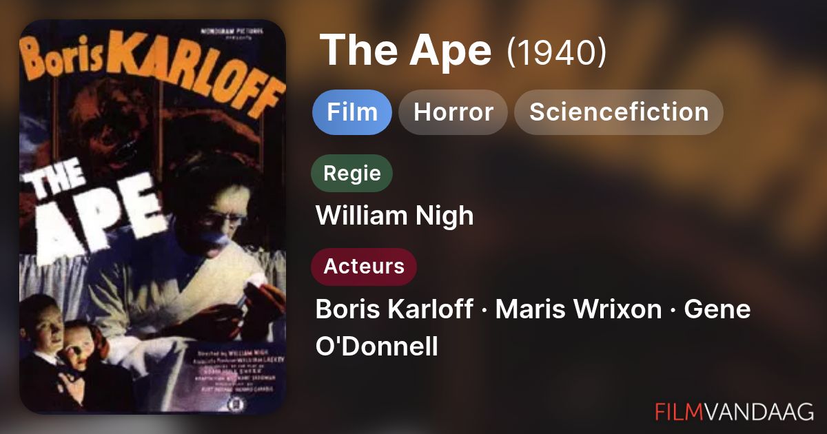 The Ape (film, 1940) - FilmVandaag.nl