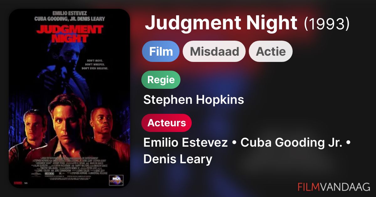Judgment Night (film, 1993) - FilmVandaag.nl