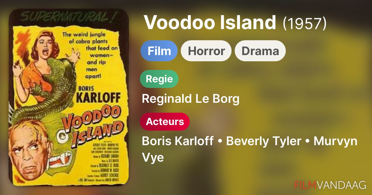 Voodoo Island (film, 1957) - FilmVandaag.nl