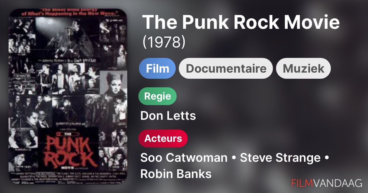 The Punk Rock Movie (film, 1978) - FilmVandaag.nl