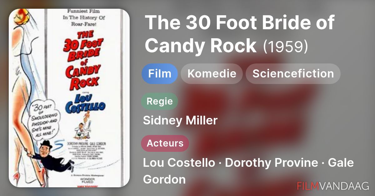 The 30 Foot Bride of Candy Rock (film, 1959) - FilmVandaag.nl