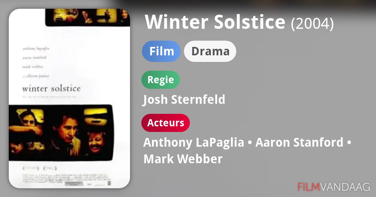 Winter Solstice (film, 2004) - FilmVandaag.nl
