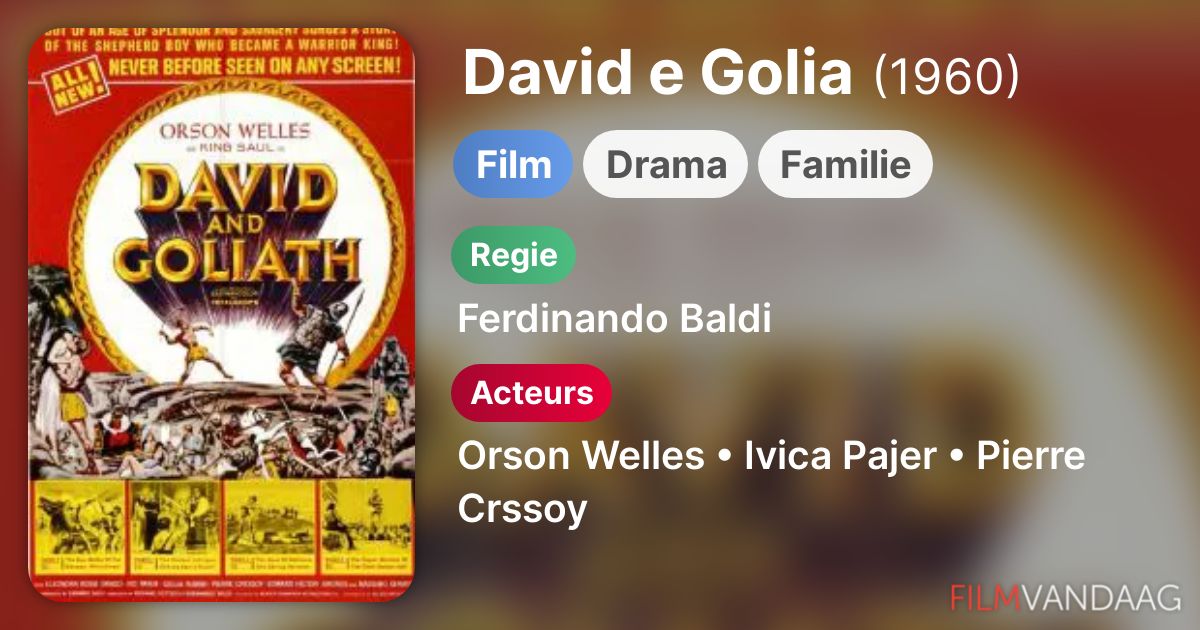 David e Golia (film, 1960) - FilmVandaag.nl