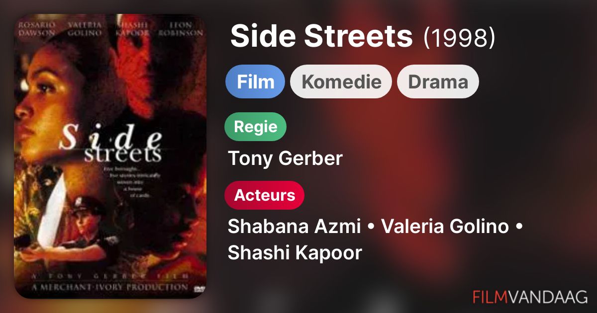 Side Streets (film, 1998) - FilmVandaag.nl