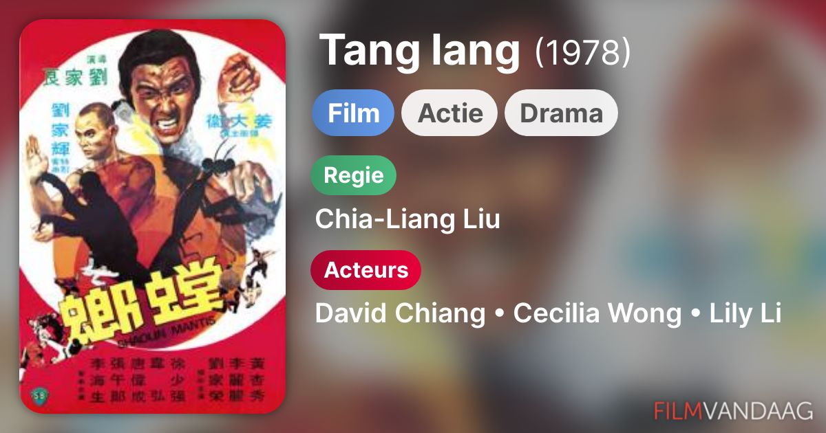 Tang lang (film, 1978) - FilmVandaag.nl