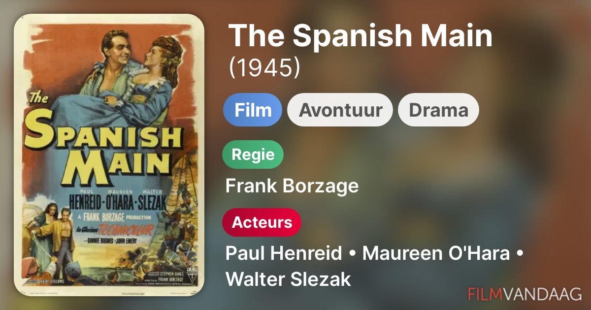 The Spanish Main (film, 1945) - FilmVandaag.nl