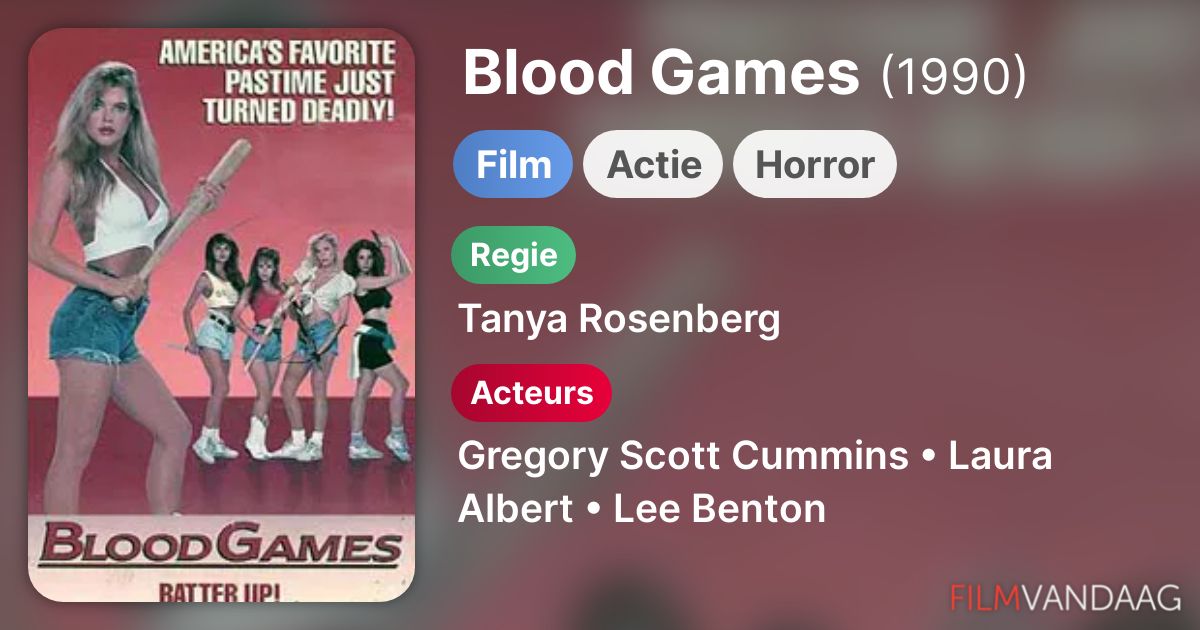 Blood Games (film, 1990) - FilmVandaag.nl