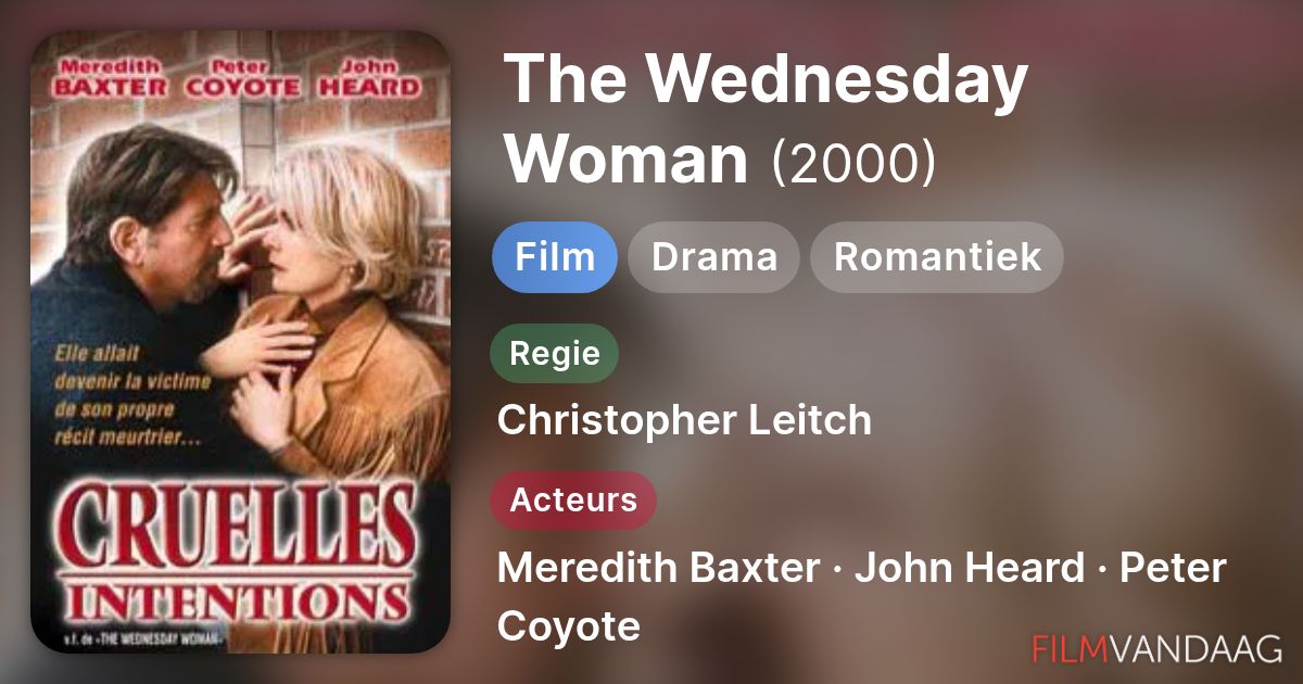 The Wednesday Woman (film, 2000) - FilmVandaag.nl