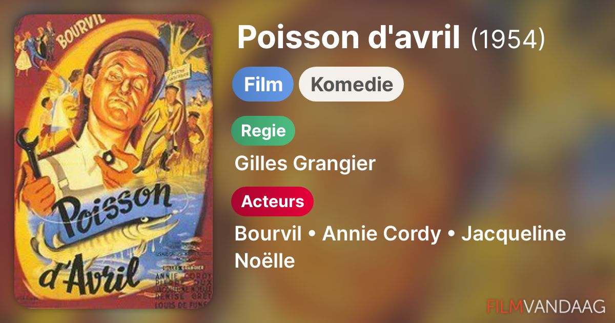 Poisson d'avril (film, 1954) - FilmVandaag.nl