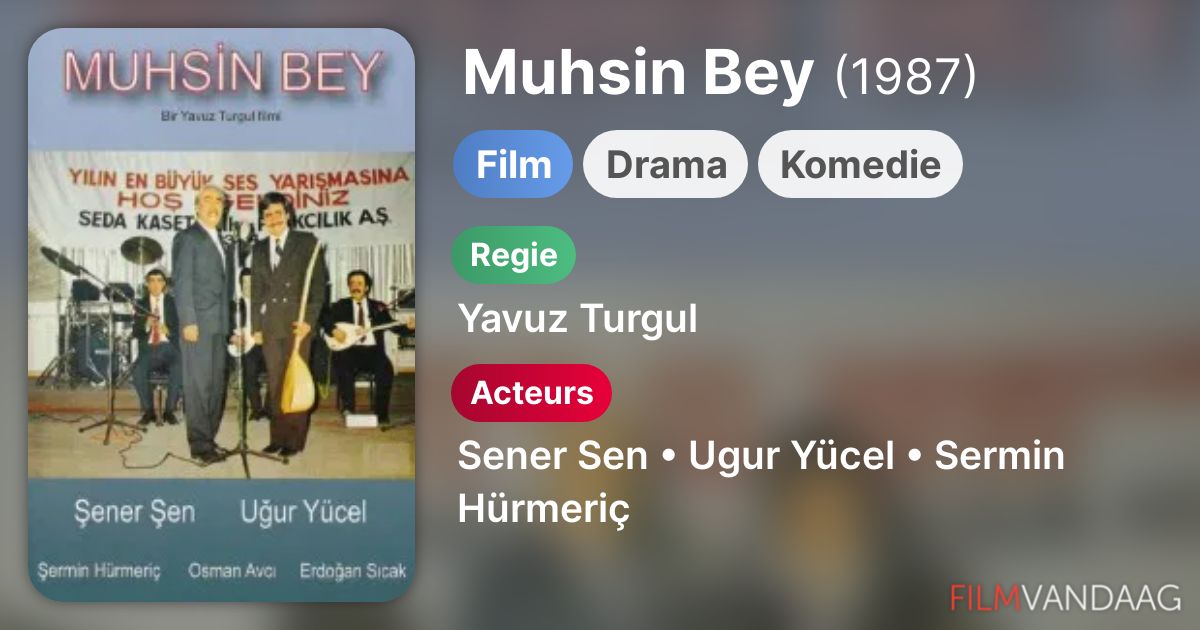 Muhsin Bey (film, 1987) - FilmVandaag.nl