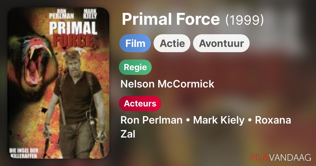Primal Force (film, 1999) - FilmVandaag.nl