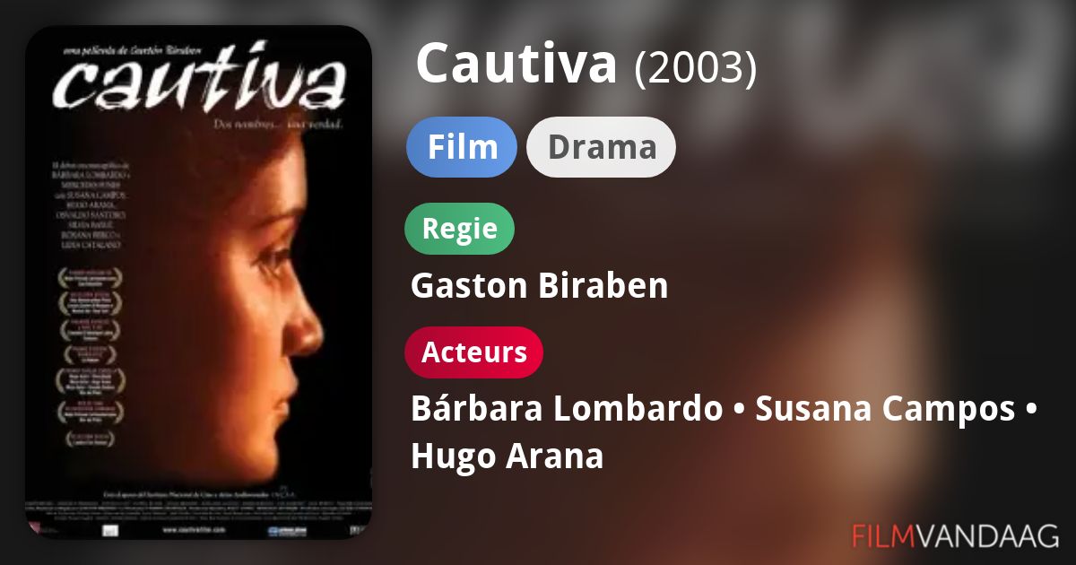 Cautiva (film, 2003) - FilmVandaag.nl