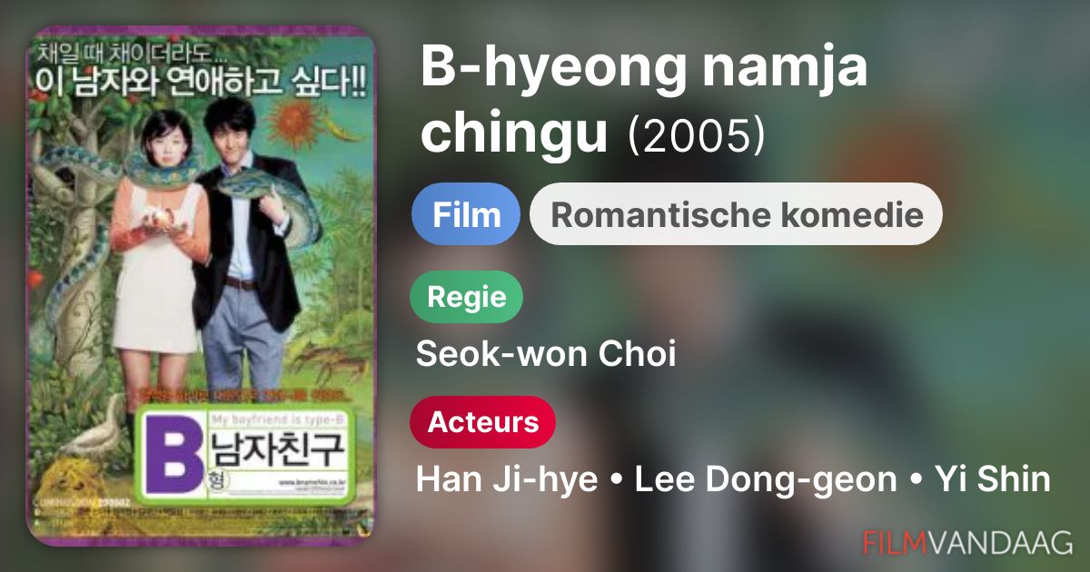 B-hyeong namja chingu (film, 2005) - FilmVandaag.nl
