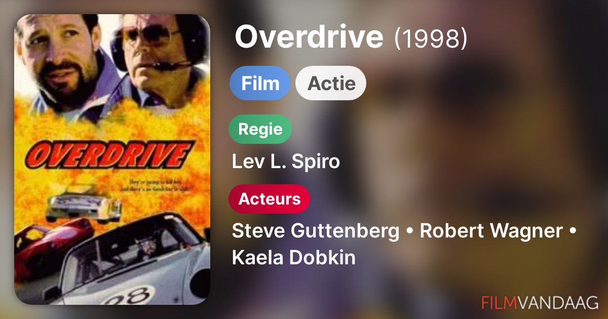 Overdrive (film, 1997) - FilmVandaag.nl