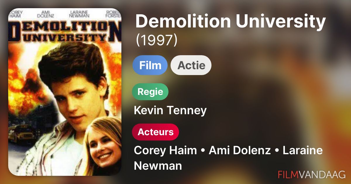 Demolition University (film, 1997) - FilmVandaag.nl