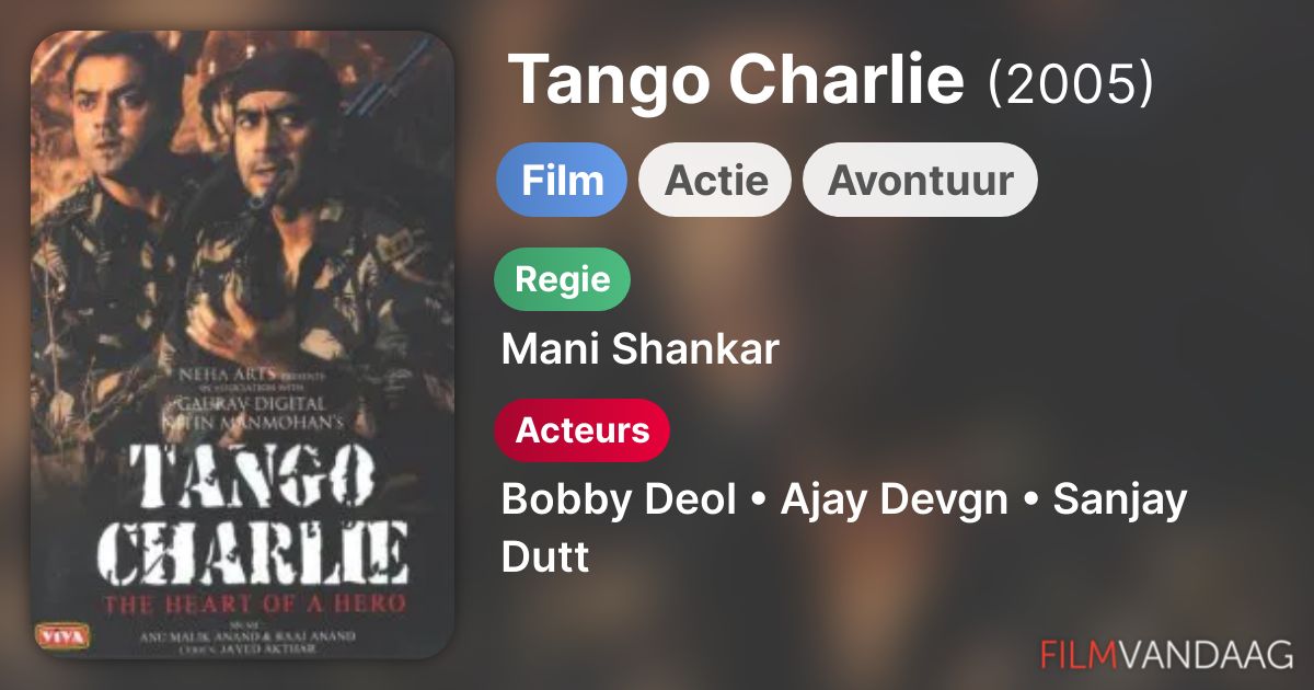 Tango Charlie (film, 2005) - FilmVandaag.nl