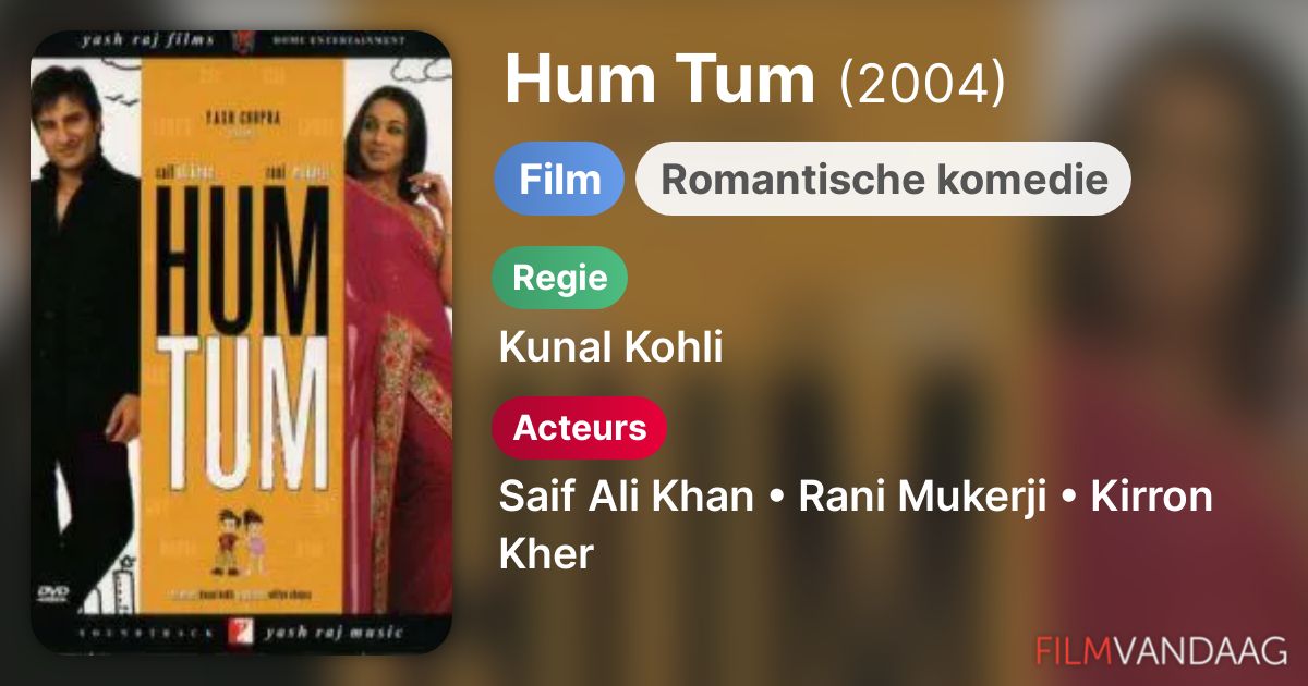 Hum Tum (film, 2004) - FilmVandaag.nl