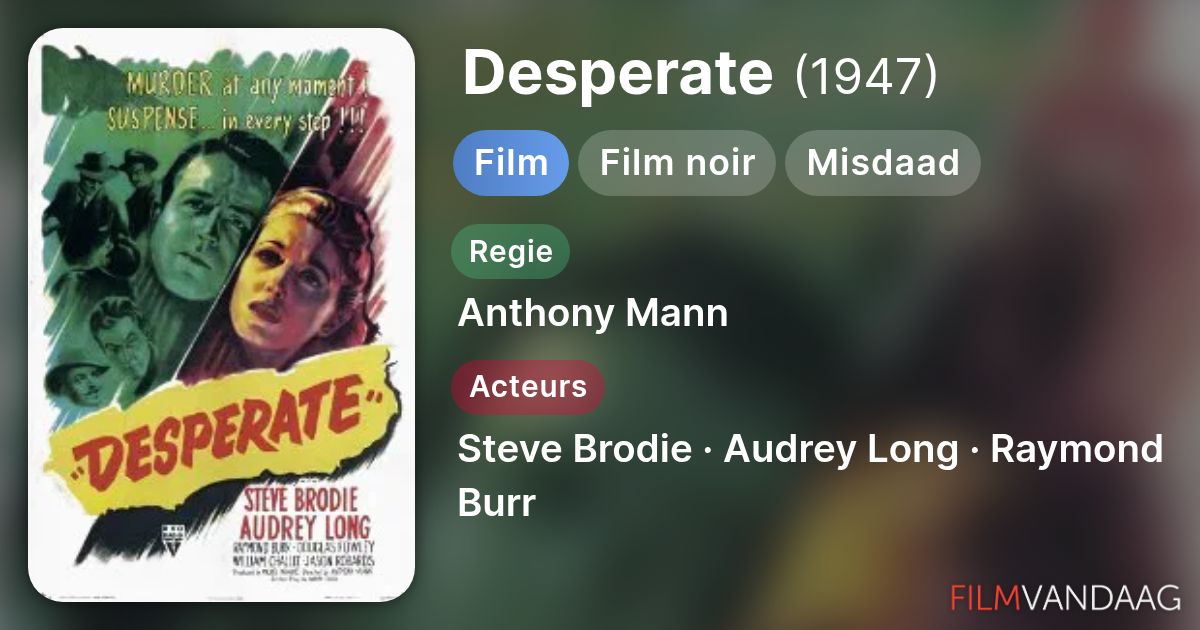 Desperate (film, 1947) - FilmVandaag.nl