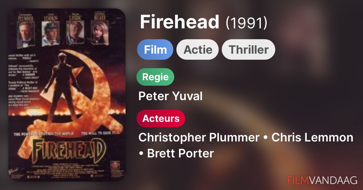 Firehead (film, 1991) - FilmVandaag.nl