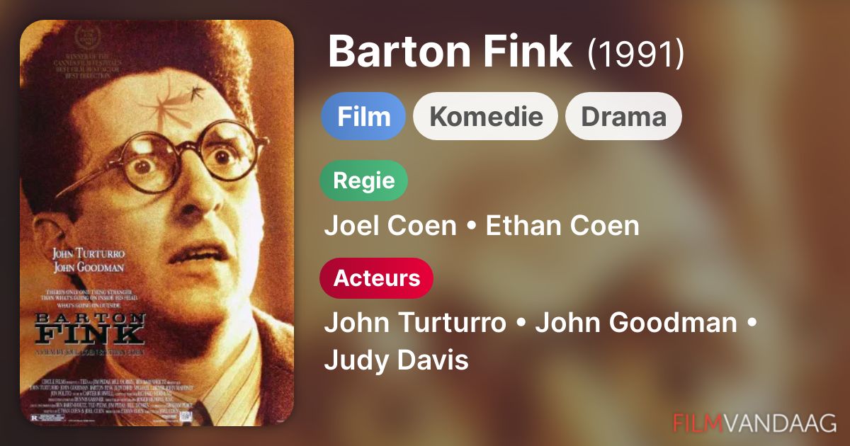 Barton Fink (film, 1991) - FilmVandaag.nl