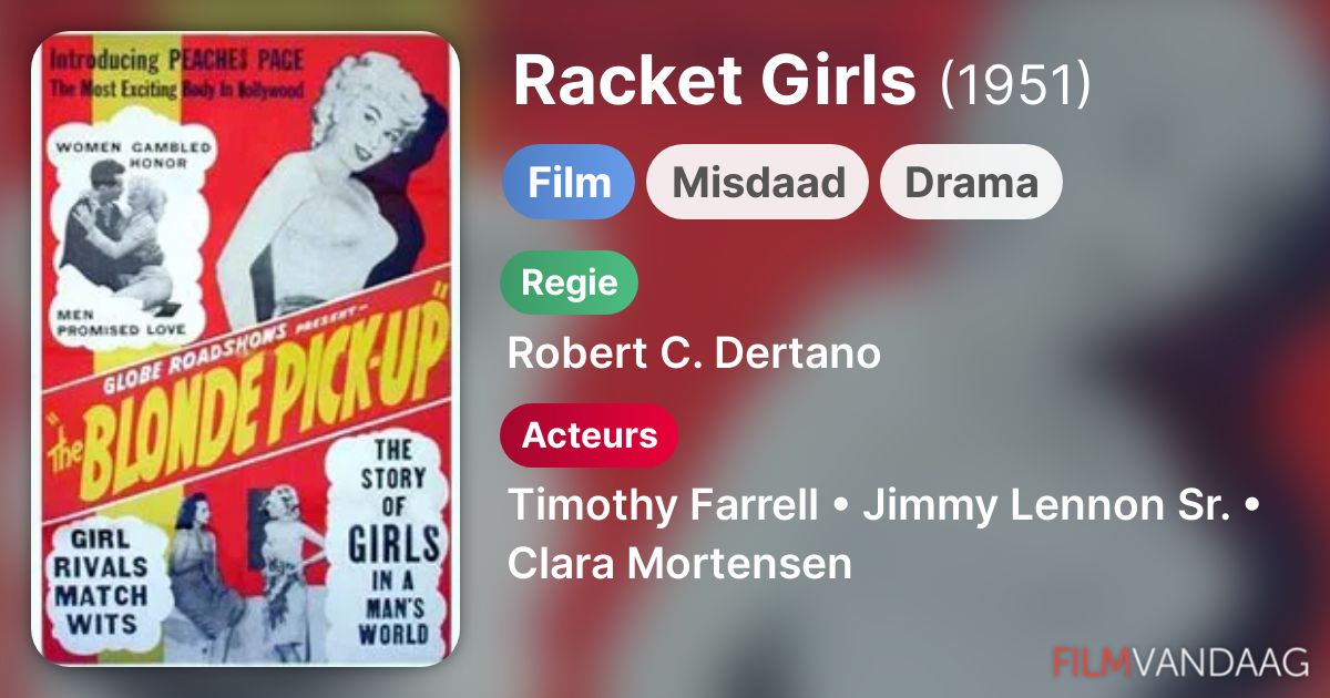 Racket Girls (film, 1951) - FilmVandaag.nl