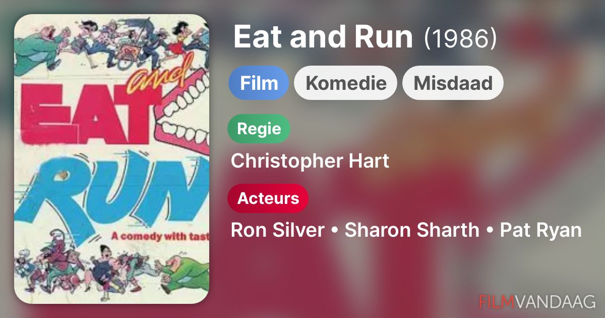 Eat and Run (film, 1986) - FilmVandaag.nl