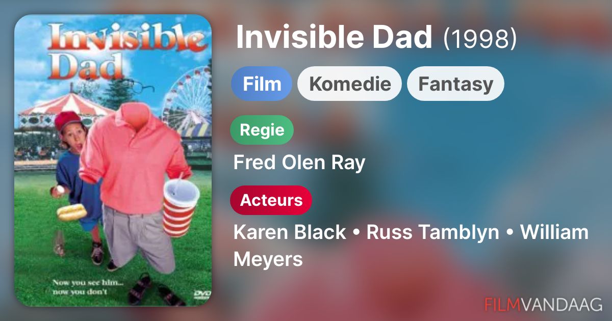Invisible Dad (film, 1998) - FilmVandaag.nl