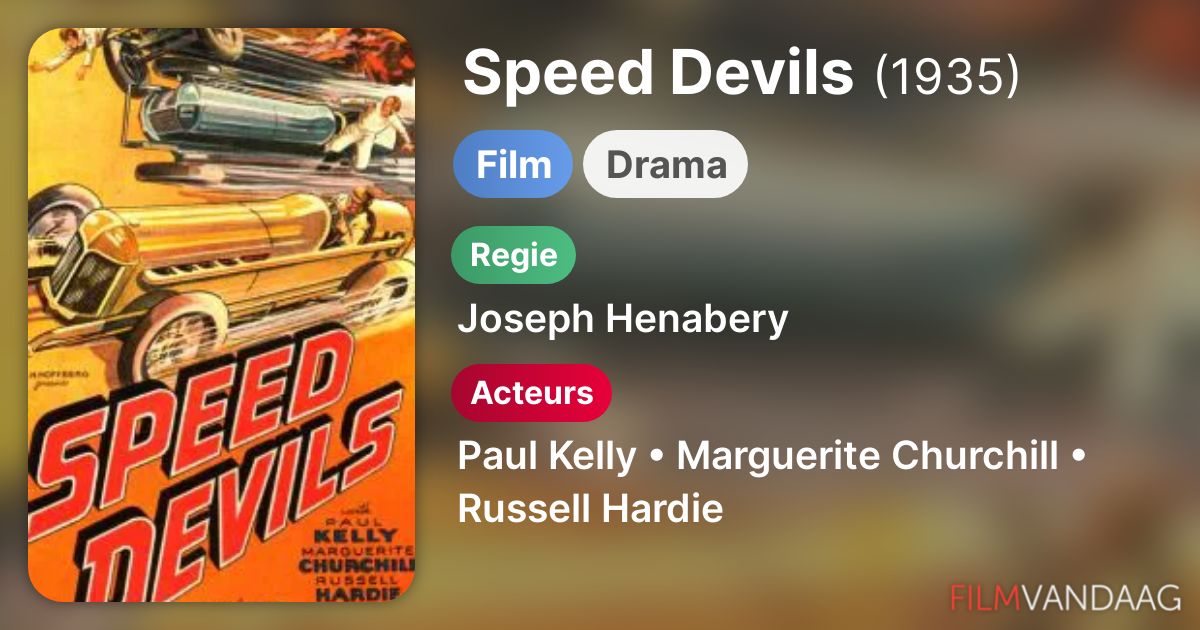 Speed Devils (film, 1935) - FilmVandaag.nl