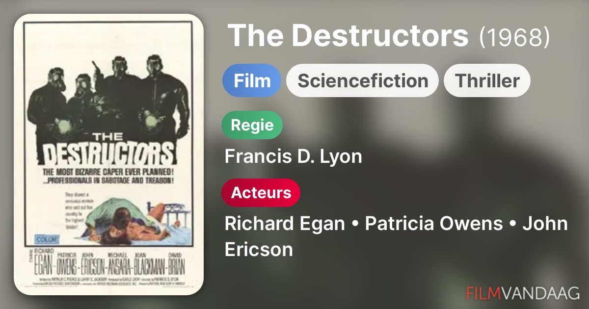 The Destructors (film, 1968) - FilmVandaag.nl