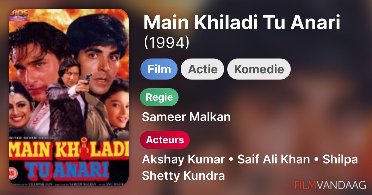 Main Khiladi Tu Anari (film, 1994) - FilmVandaag.nl