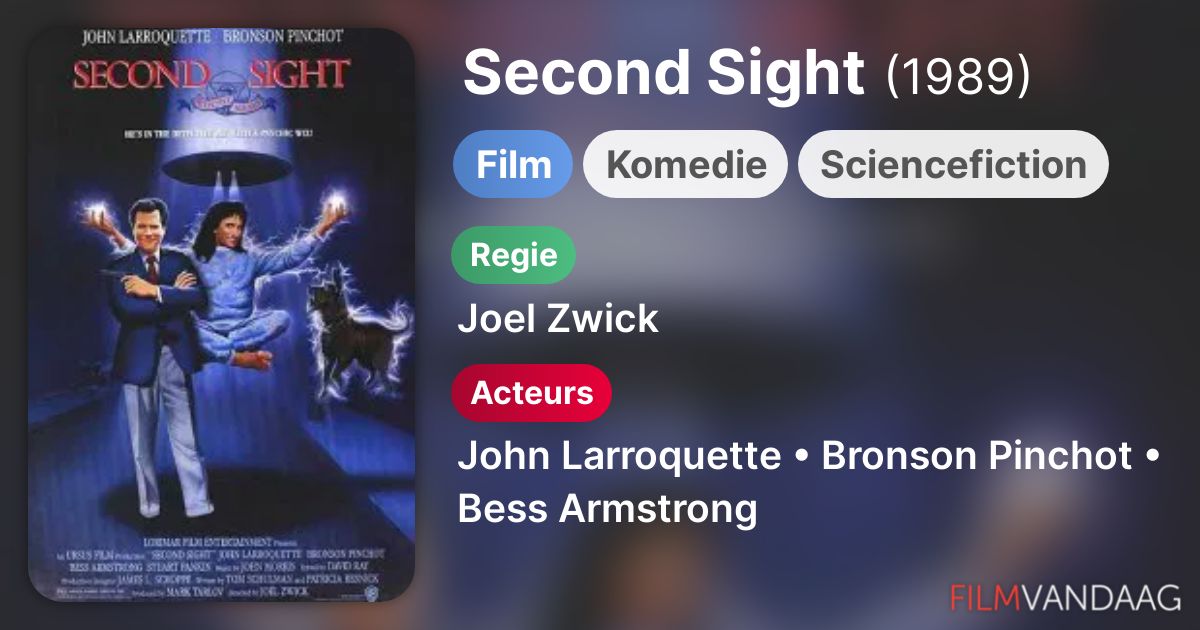 Second Sight (film, 1989) - FilmVandaag.nl