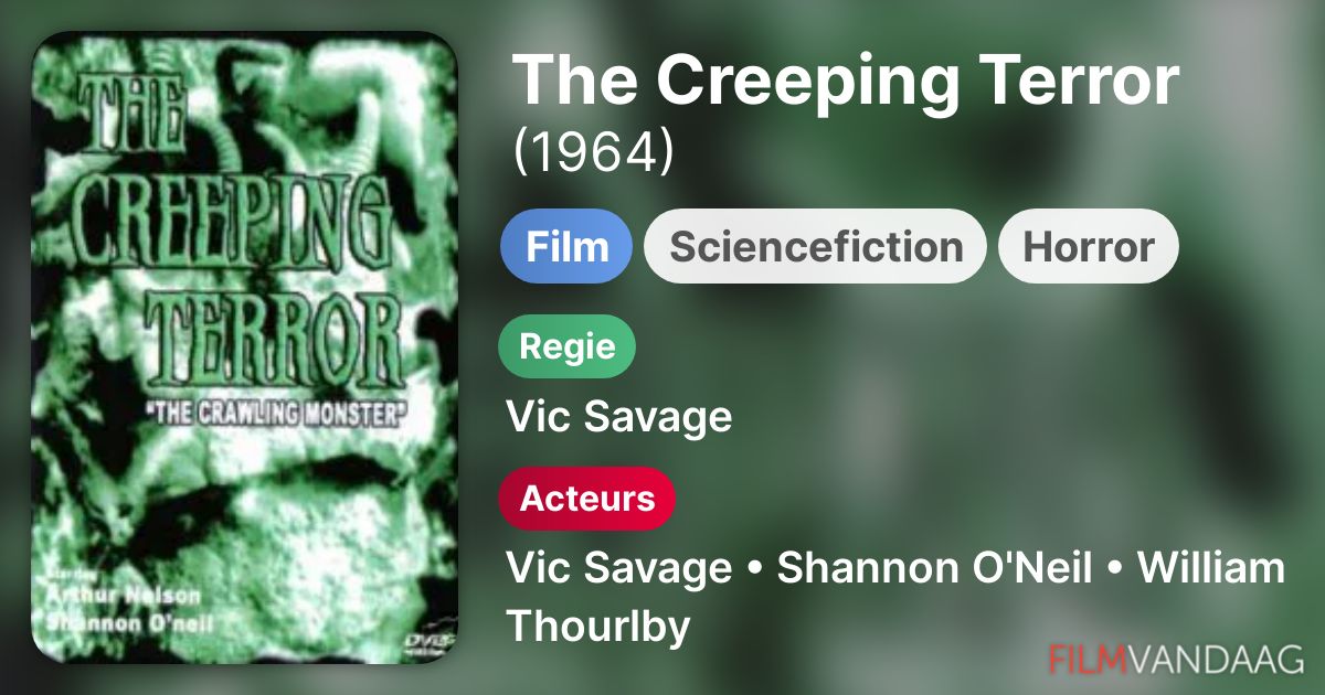 The Creeping Terror (film, 1964) - FilmVandaag.nl