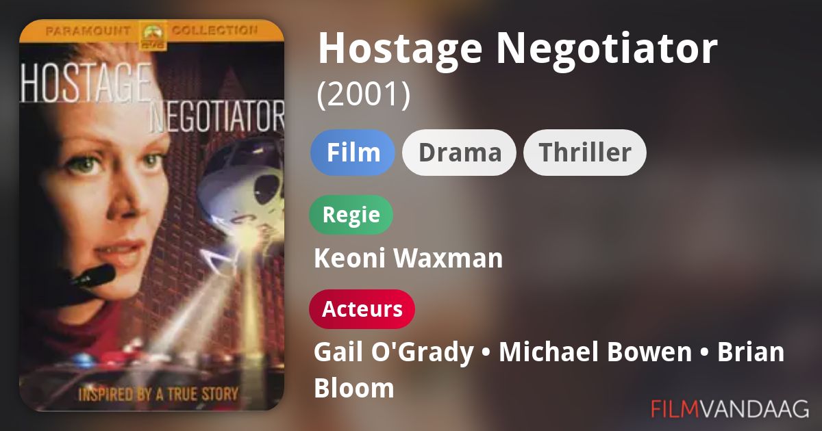 Hostage Negotiator (film, 2001) - FilmVandaag.nl
