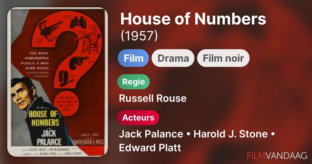 House of Numbers (film, 1957) - FilmVandaag.nl