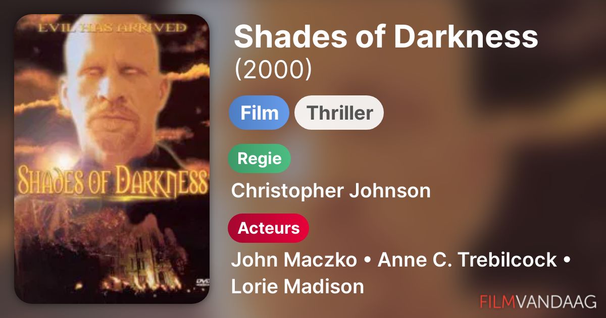 Shades of Darkness (film, 2000) - FilmVandaag.nl