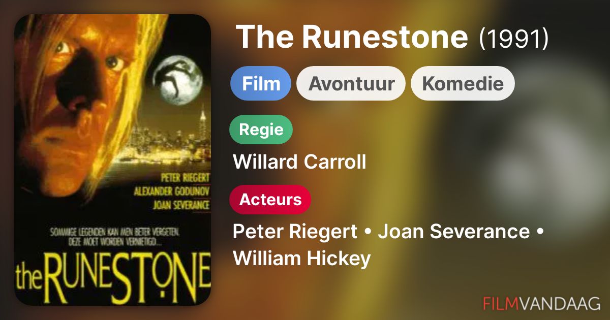 The Runestone (film, 1990) Nu Online Kijken - FilmVandaag.nl