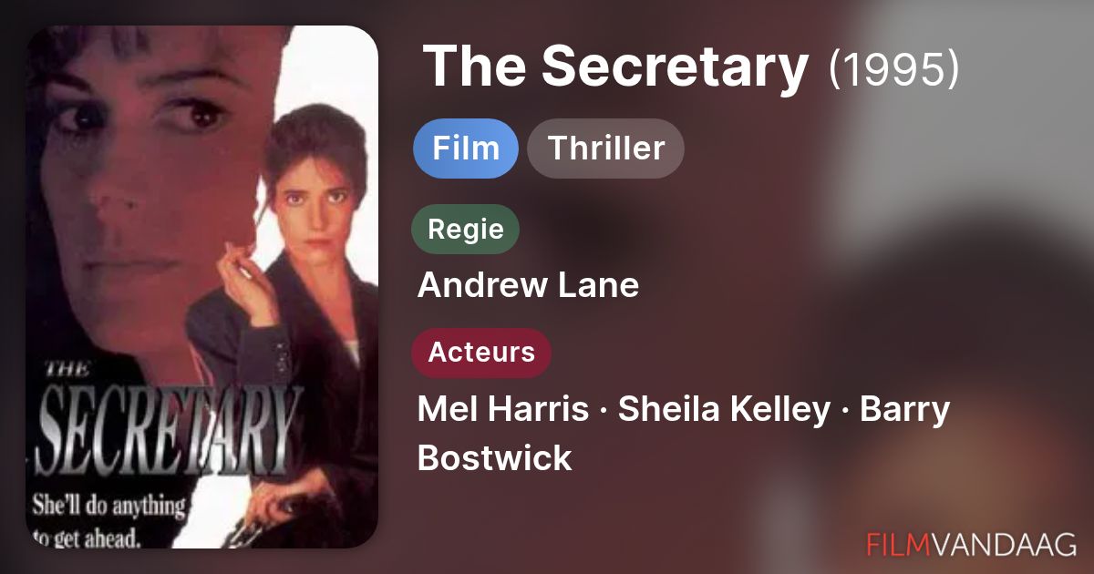 The Secretary (film, 1995) - FilmVandaag.nl