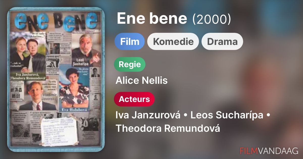 Ene bene (film, 2000) - FilmVandaag.nl