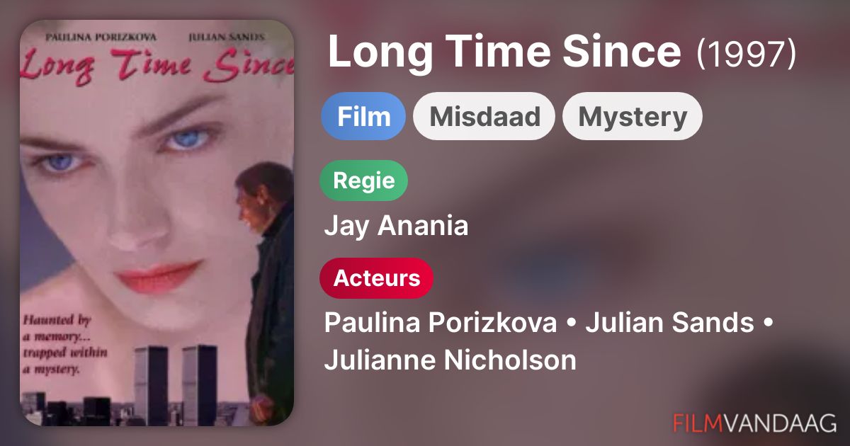 Long Time Since (film, 1997) - FilmVandaag.nl