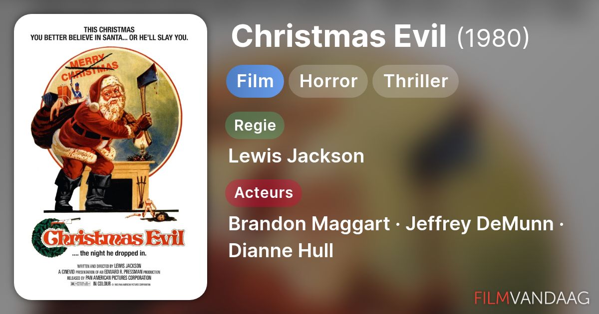 Christmas Evil (film, 1980) Nu Online Kijken - FilmVandaag.nl